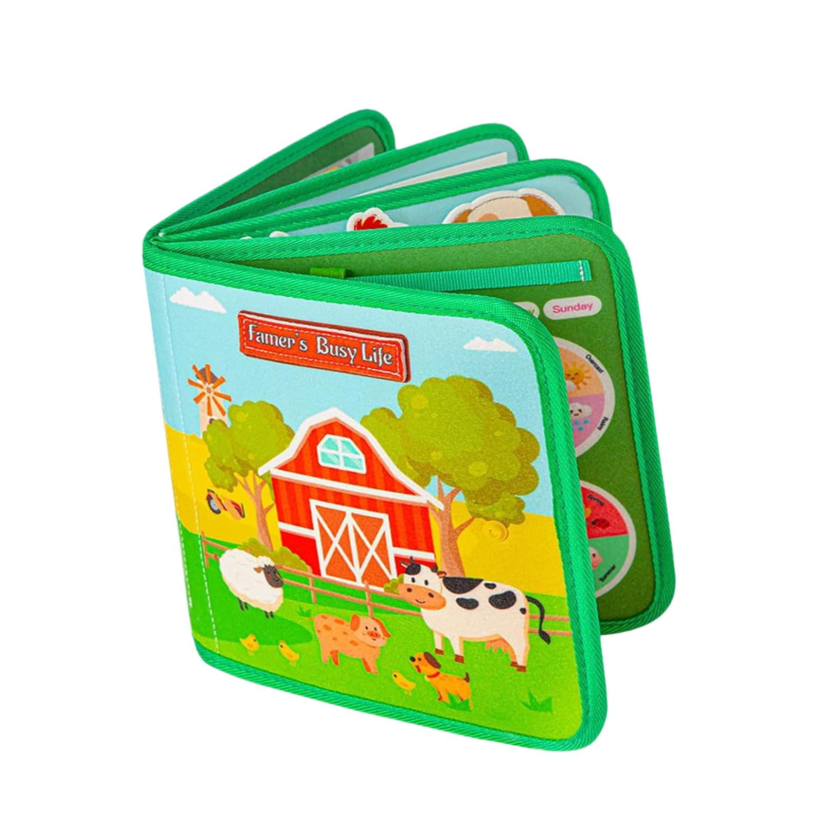 Libro de tela para bebés, Niños Feeling Ocupado Board, Educational Land ...