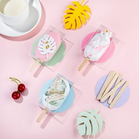 Clear Popsicle Cakesicle Boxes, 3.7 x 2.2 x 1.5 Inches Clear PET Box ...