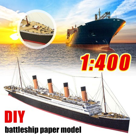 1:400 Scale Paper Model Kit British cruise ship Titanic Paper Model Kit ...