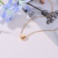 Alloy Love Heart Pendant Necklaces for Women Golden 18.90 inch(48cm ...