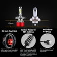 For 1999-2000 Mazda Miata LED Headlights Bulb Low Beam Combo H4/9003 ...