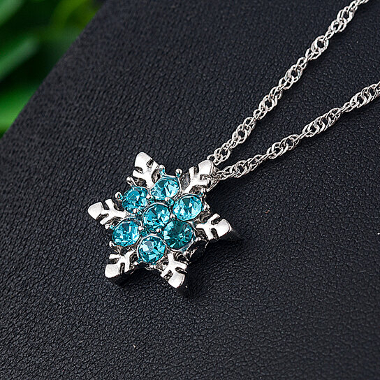 Blue Star Chain Necklace Sterling Silver - Walmart.com