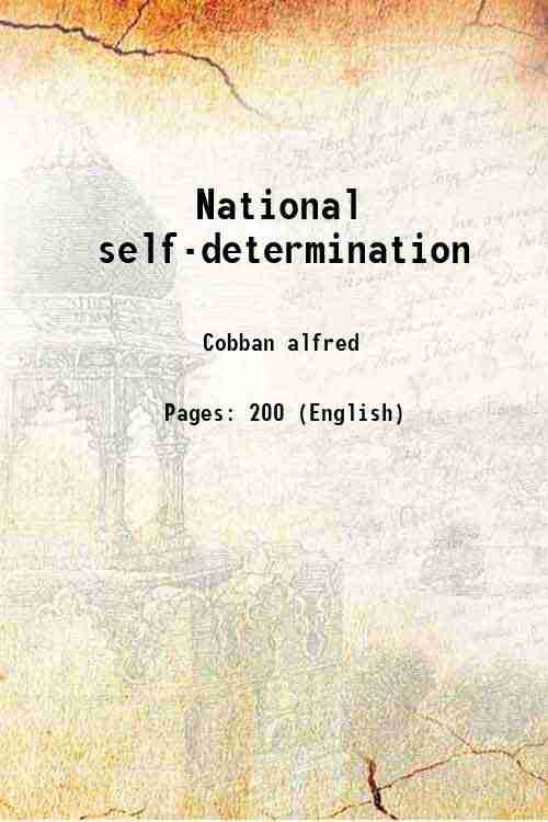 National self-determination 1945 - Walmart.com National self-determination 1945 - Walmart.com
