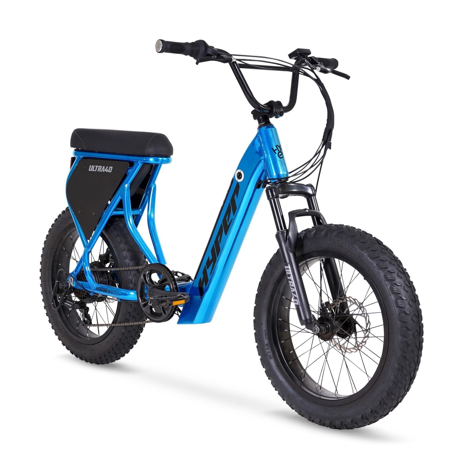 Hyper Ultra 40 20" 36V Electric Bike for Adults, Pedal-Assist, 250W E ...
