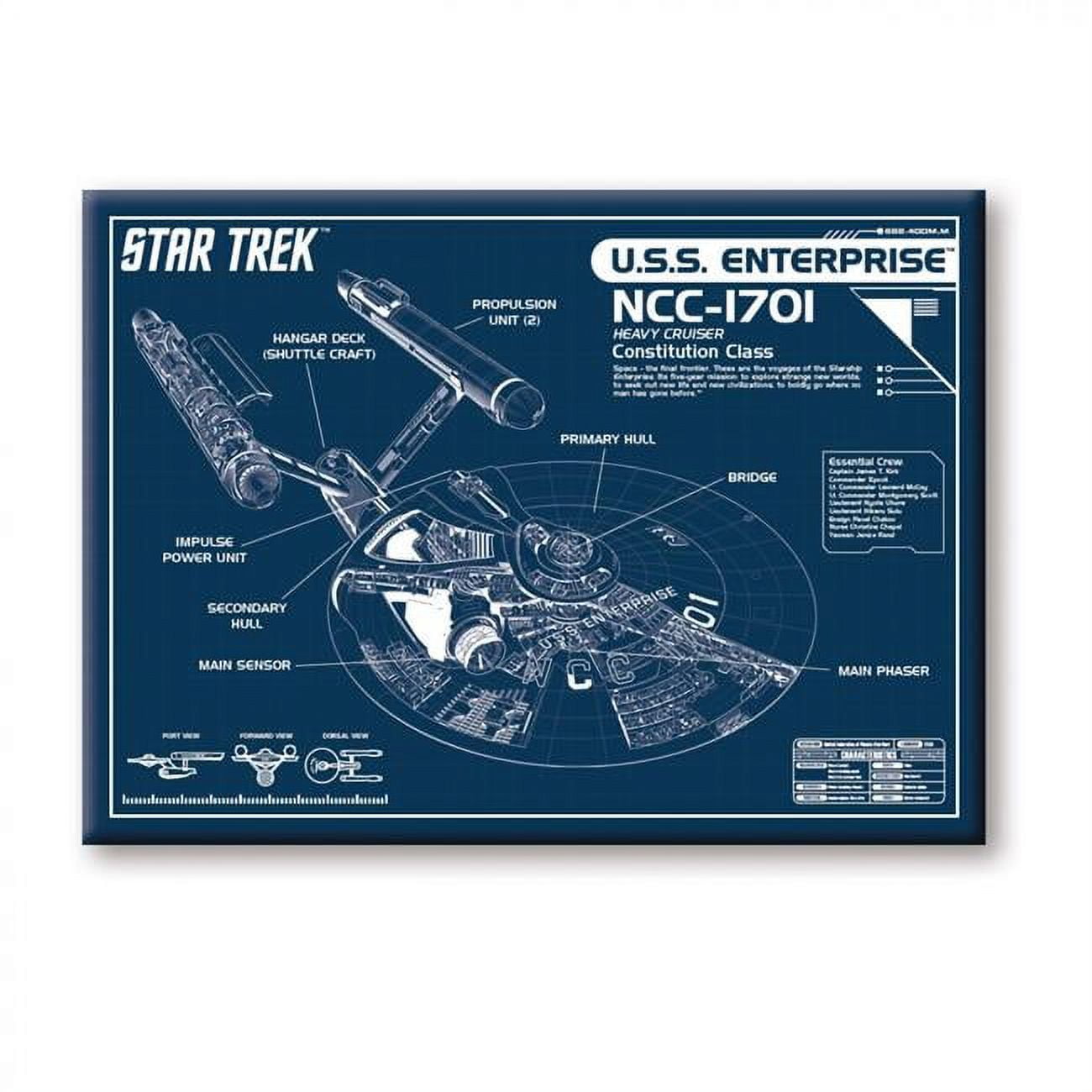 Click here for Star Trek 810542 Star Trek U. S.S Enterprise Magne... prices