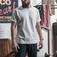 Bronson Tubular T-Shirts Heavyweight Short Sleeve Crew Neck Summer Men ...
