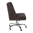 Linon Draper Office Chair, Multiple Colors and Base Options - Walmart.com