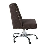 Linon Draper Office Chair, Multiple Colors and Base Options - Walmart.com
