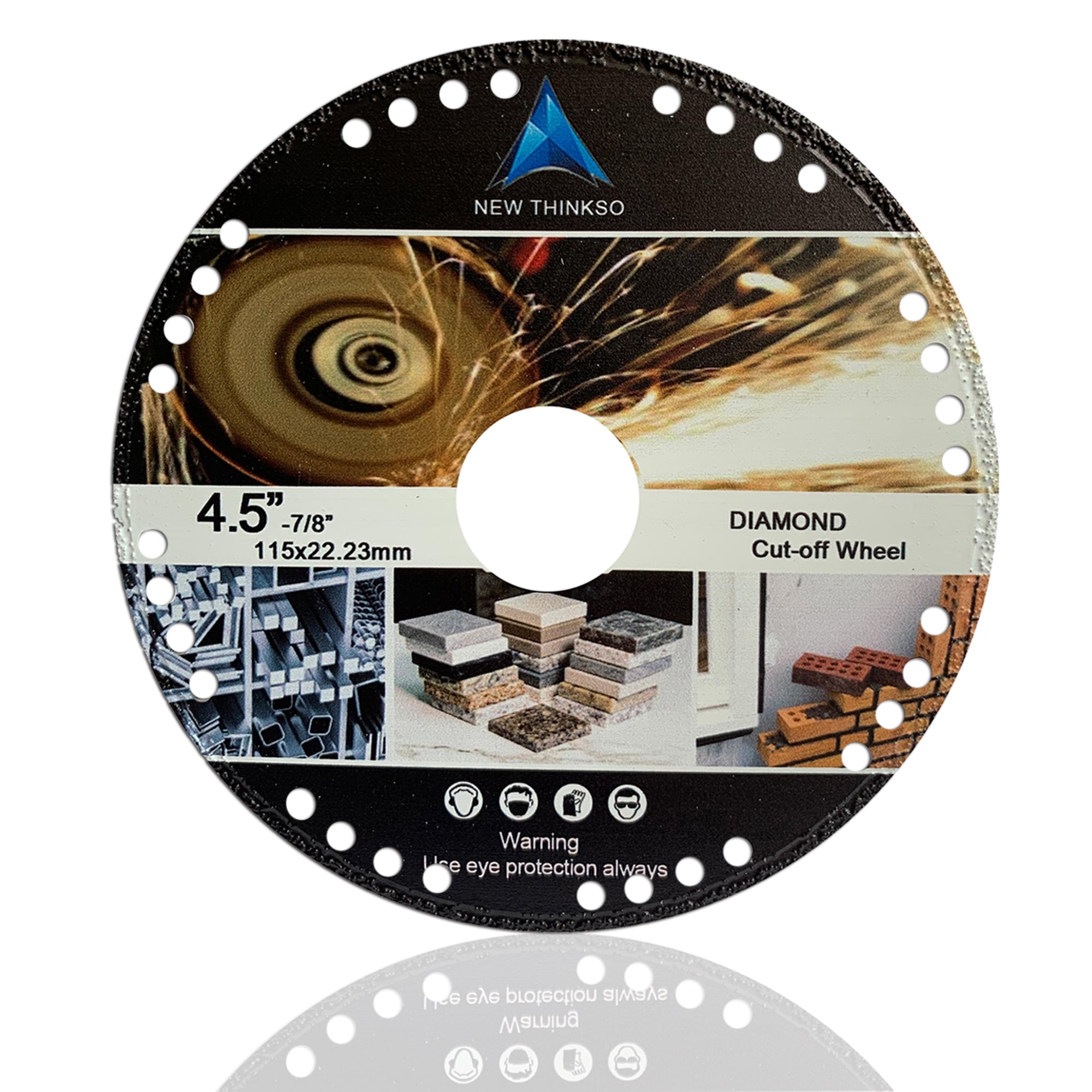 4.5"/5"/7"/9" Vacuum Brazed Diamond Saw Blade Cutting Disc/Rescue Saw ...