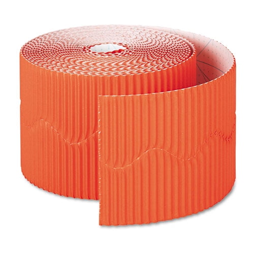 Bordette Decorative Border, 2.25" X 50 Ft Roll, Orange | Bundle of 10 ...