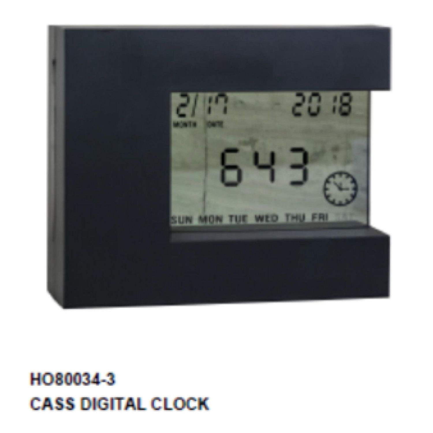 Click here for Ih Casadécor Cass Digital Clock (Black) prices