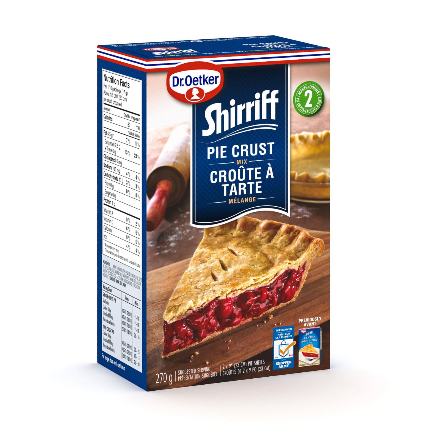 Click here for Dr. Oetker Pie Crust Mix prices