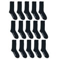 Spalding Men's Black Crew Socks, 15-Pack, Sizes 6.5-12 - Walmart.com