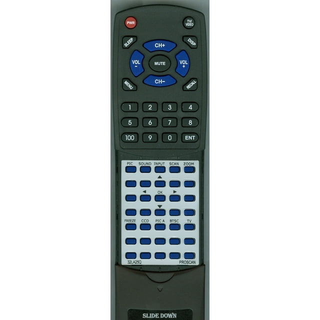 Replacement Remote for PROSCAN 32LA25Q, RT32LA25Q - Walmart.com