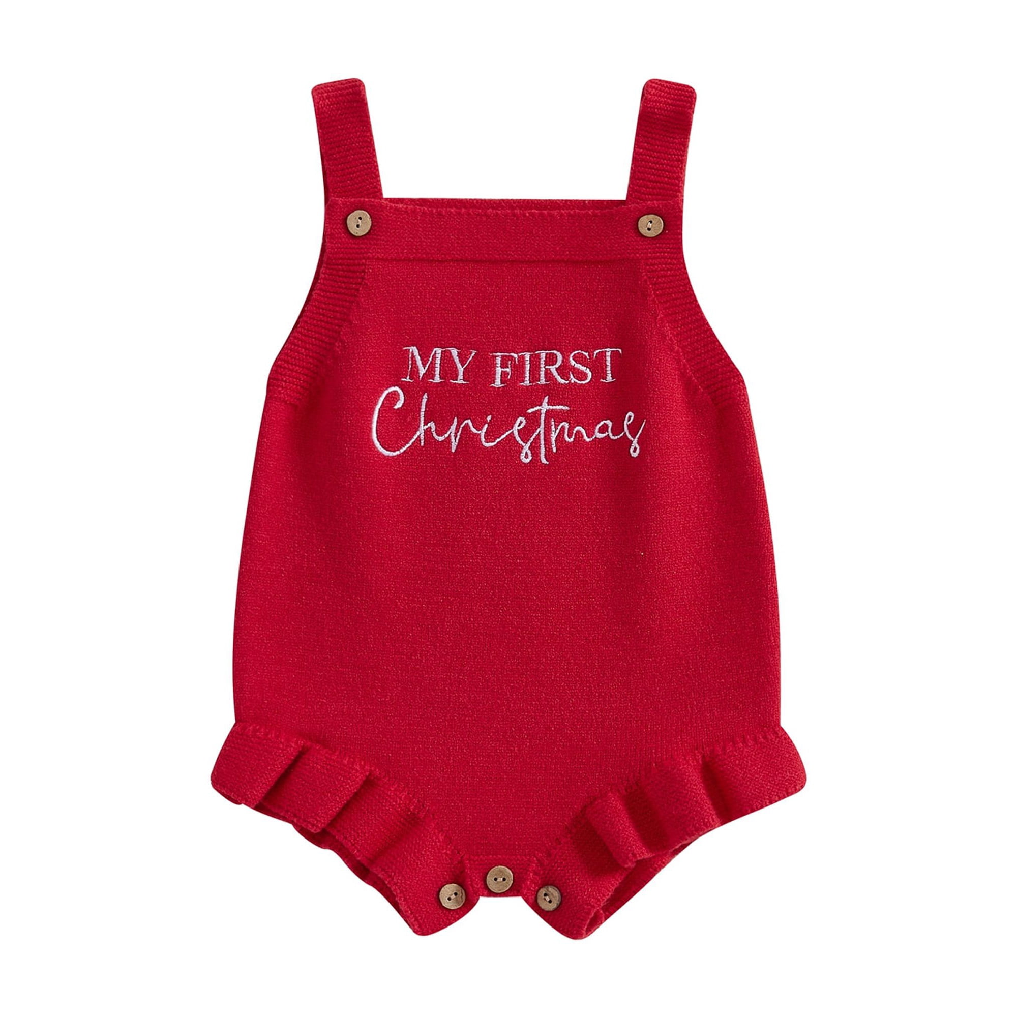 Click here for Sunsiom Baby Girl Knit Romper Sleeveless Square Ne... prices