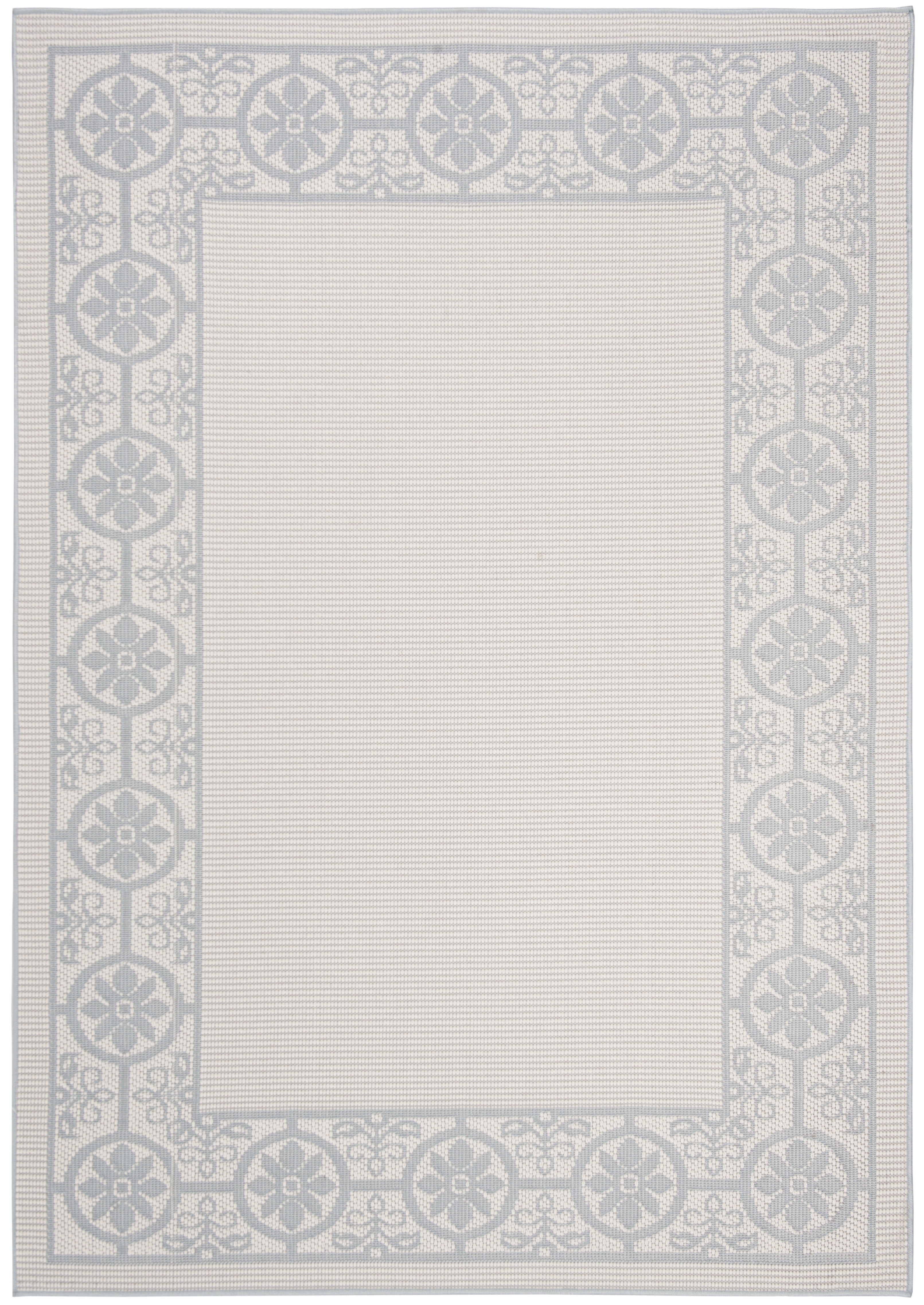 Safavieh Bermuda Zoey Floral Bordered Indoor Outdoor Area Rug Ivory