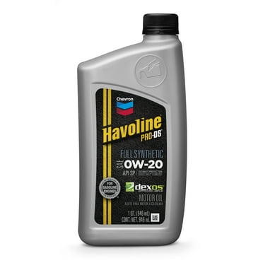 Chevron Havoline High Mileage 5W-20 Motor Oil 5Q - Walmart.com