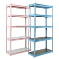 King's Rack Pink 5-Tier Boltless Tier Height Adjustable Steel Frame ...