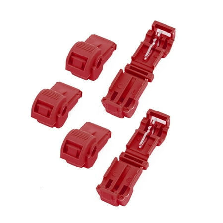 5Pcs Self-Stripping Electrical T-Tap Wire Spade Connectors Terminal ...