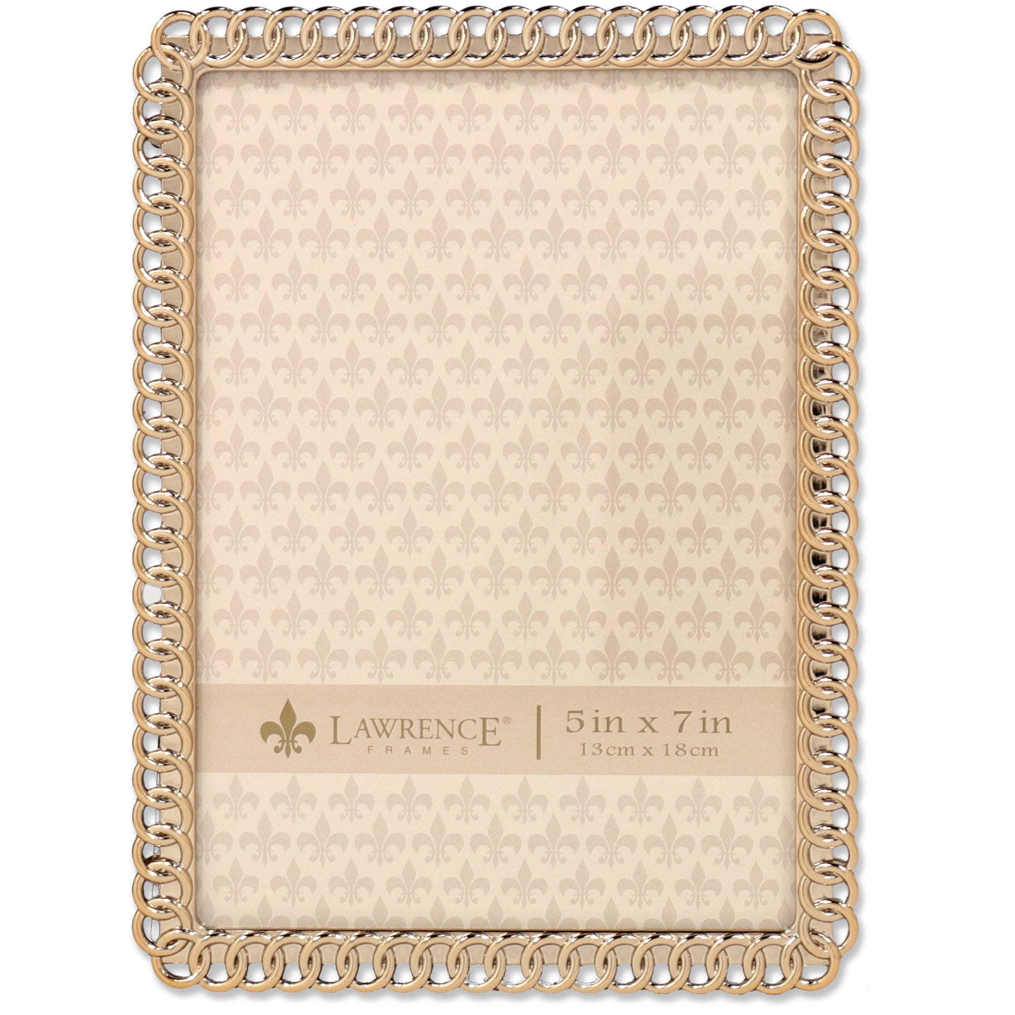 Lawrence Frames Eternity Rings 5x7 Gold Metal Picture Frame - Walmart.com