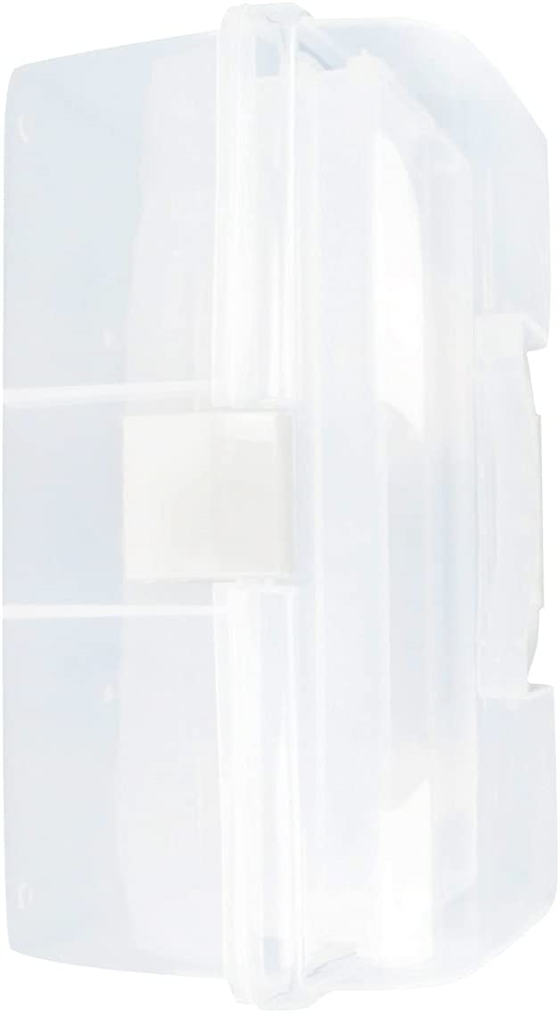 Clear Tool Box Plastic Tool Box with Tray and Organizers Includes ...