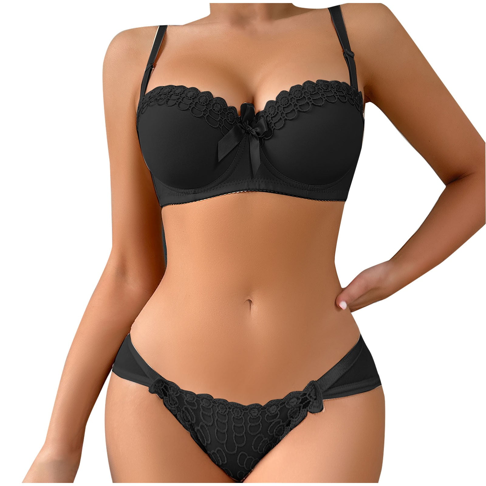 Click here for Lenpel Womens Lace Bra Sets 2 Pieces Seamless No U... prices