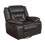 Greer 3-piece Upholstered Reclining Sofa Set Brown - Walmart.com