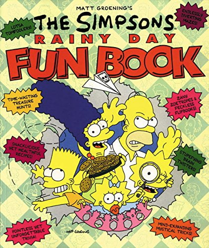 Pre-Owned The Simpsons Rainy Day Fun Book: An Activity Book for All ...