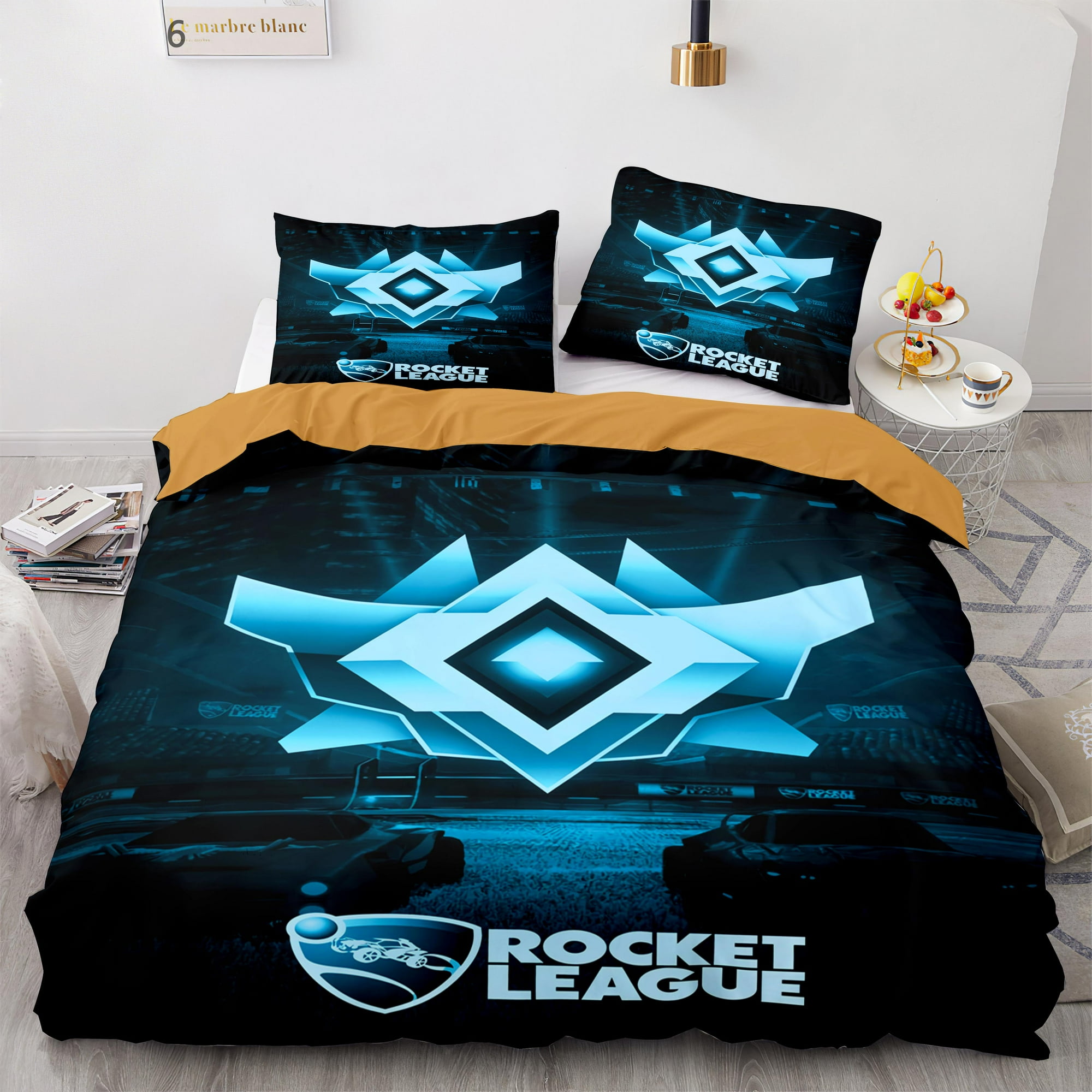 Click here for Yingd Rocket League Bedding Set Bedspread Single T... prices
