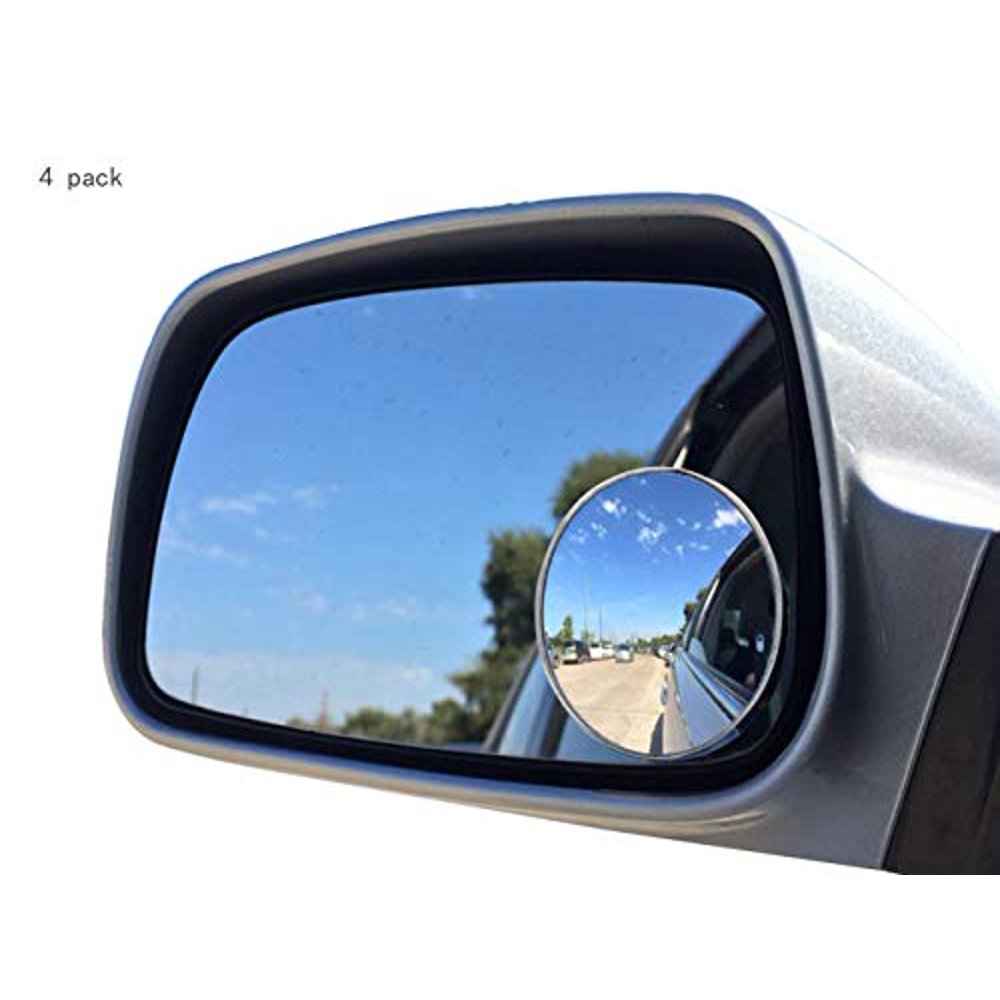 Newest Upgrade Blind Spot Mirror, Ampper 2" Round HD Glass Convex ...