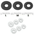 6Piece Silicone Eartips Set Enhanced Sound Quality and Comfort For ...