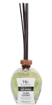 ISLAND COCONUT WoodWick Large 7 oz Reed Diffuser - Walmart.com