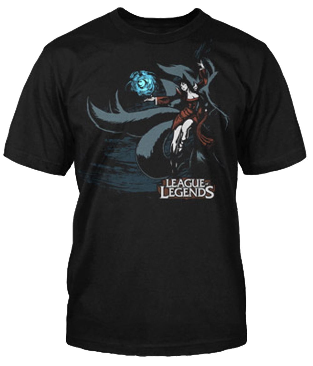 League of Legends Ahri Original Splash Art Image Adult T-Shirt ...