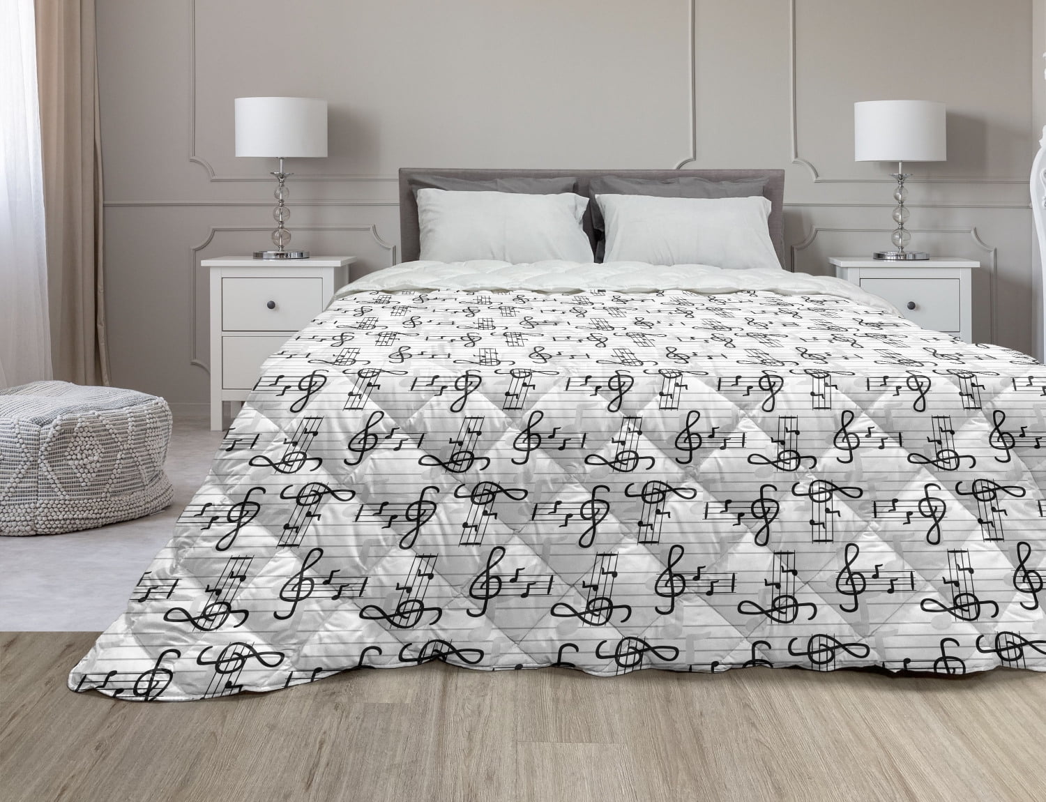 Abstract Down Alternative Comforter, Geometric Triangles Graphic ...