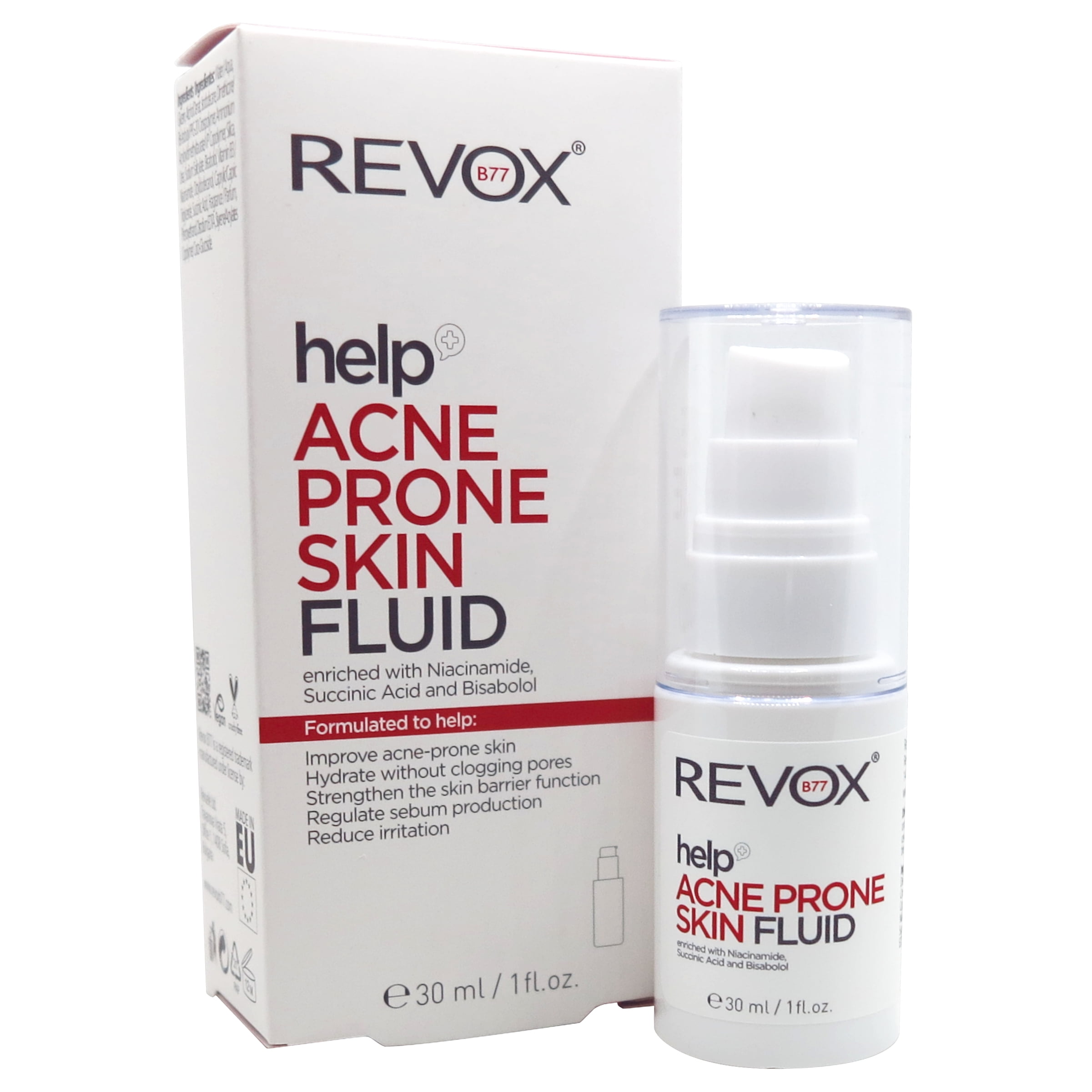 REVOX B77 HELP FLUIDO PARA PIELES PROPENSAS AL ACNE 30ML REVOX B77 HELP ...