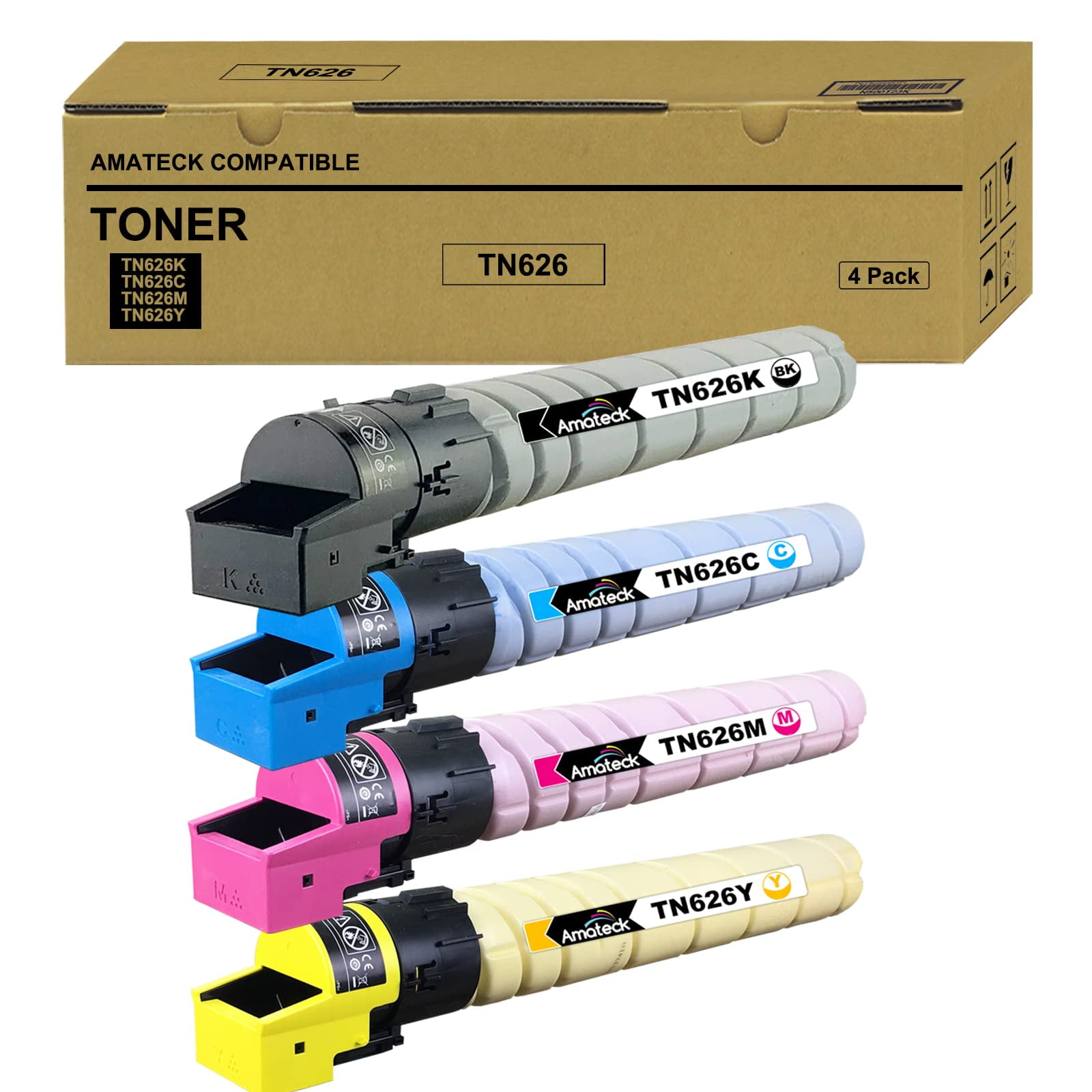Amateck Compatible Toner Cartridge Replacement for Konica Minolta ...