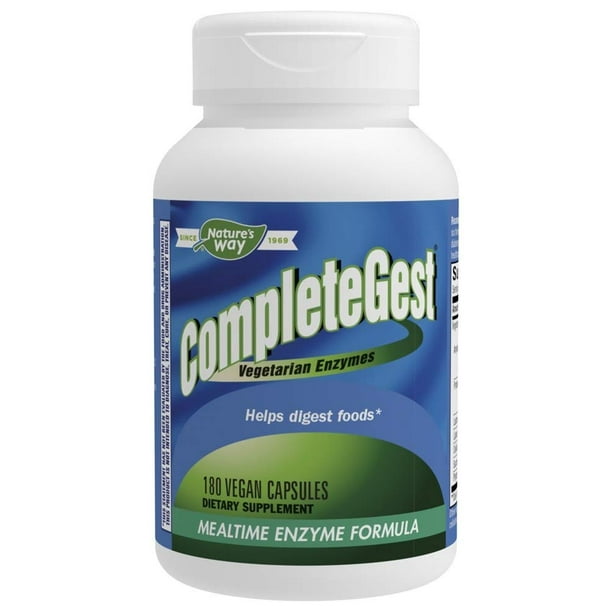 Complementar la terapia enzimática CompleteGest 180 UltraCaps | Bodega ...