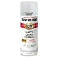 Clear, Rust-Oleum Stops Rust Advanced Matte Spray Paint, 12 oz ...