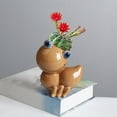 Ceramic Fleshy Plant Container Emmet Shape Cartoon Ceramic Plant ...