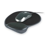 Under-Desk Mouse Platform with cable clip / 360° swivel (Black ...