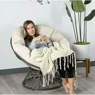 Outdoor Swing Egg Chair, Modern Patio Swing Chair with Stand and ...