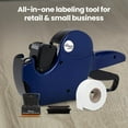 Perco Pro 2 Line Price Label Machine, 8 Digit Marking Gun with 750 ...