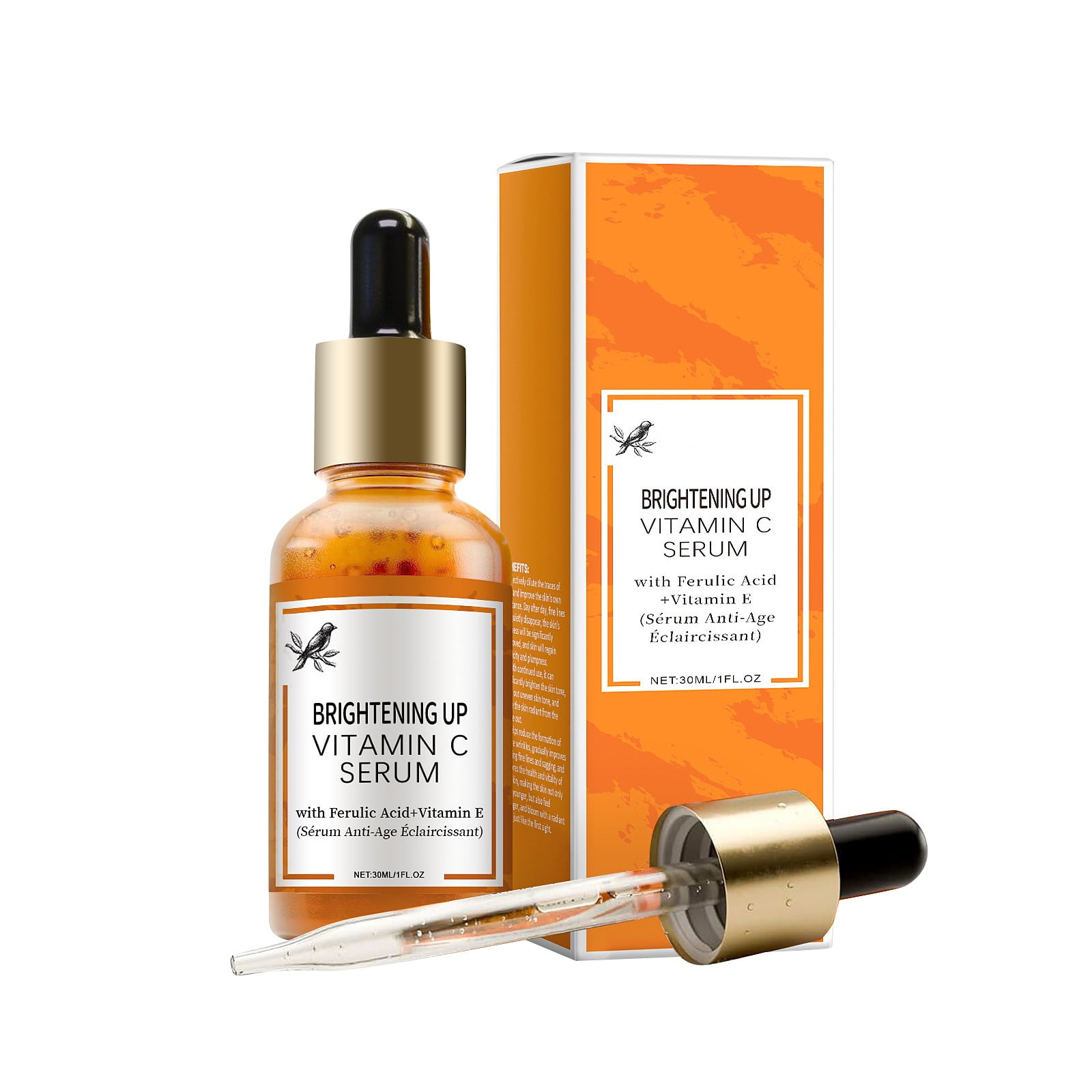 Suero facial con vitamina C de Bee Serum Essences que ilumina el color de la piel, hidratante ...