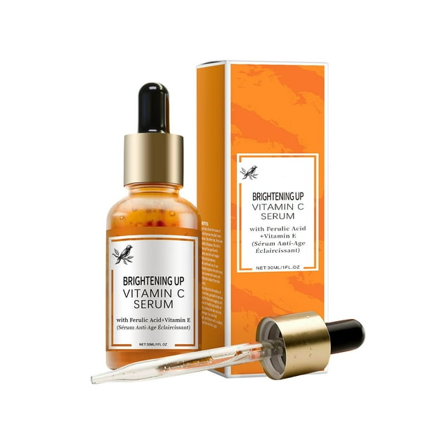 Suero facial con vitamina C y suero de abejas que ilumina el color de la piel, hidratante ...