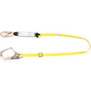 MSA Workman Twin Leg Shock-Absorbing Lanyard With LC Harness Connection ...