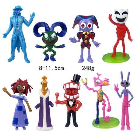 The Amazing Digital Circus Action Figure Set Toy Jax Pomni Caine ...