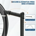 Bike Storage Rack Heavy Duty 5-Bike Freestanding, Adjustable Height ...