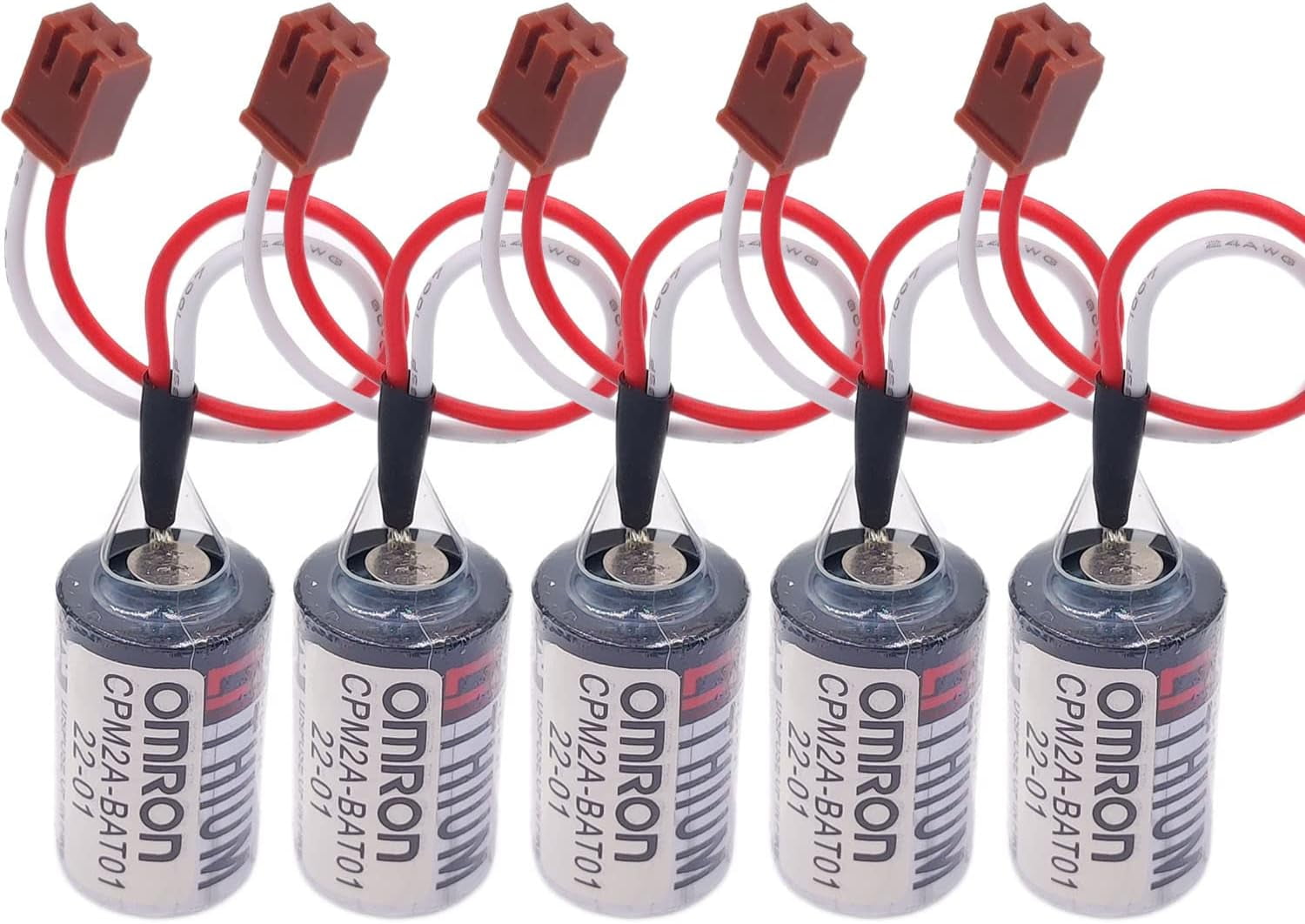 (Pack of 5) ER3V 3.6V Digital PLC Battery Compatible with Omron CPM2A ...