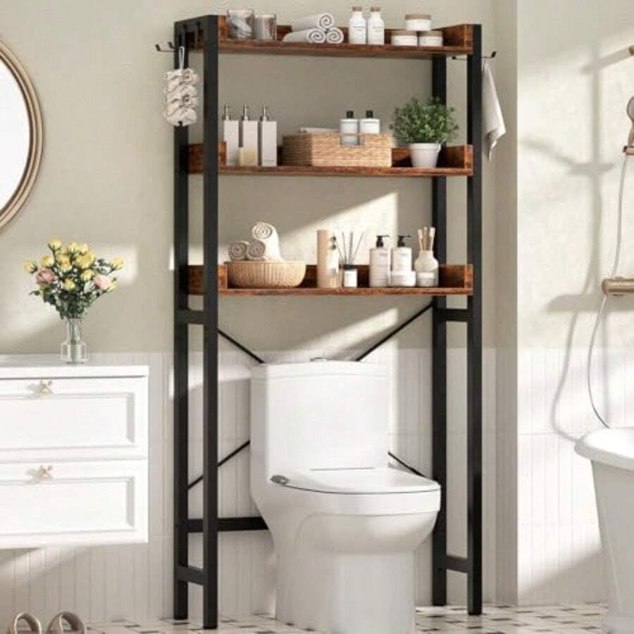 Click here for Na Na Over Toilet Storage Rack 3-Tier Bathroom Org... prices