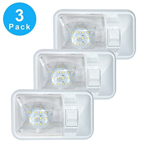 3 Pack 12V Led RV Ceiling Dome Light RV Interior Lighting for Trailer ...